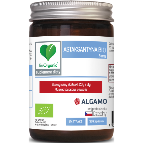 BeOrganic Astaxanthin BIO 8 mg 30 capsules – Aliness.co.uk