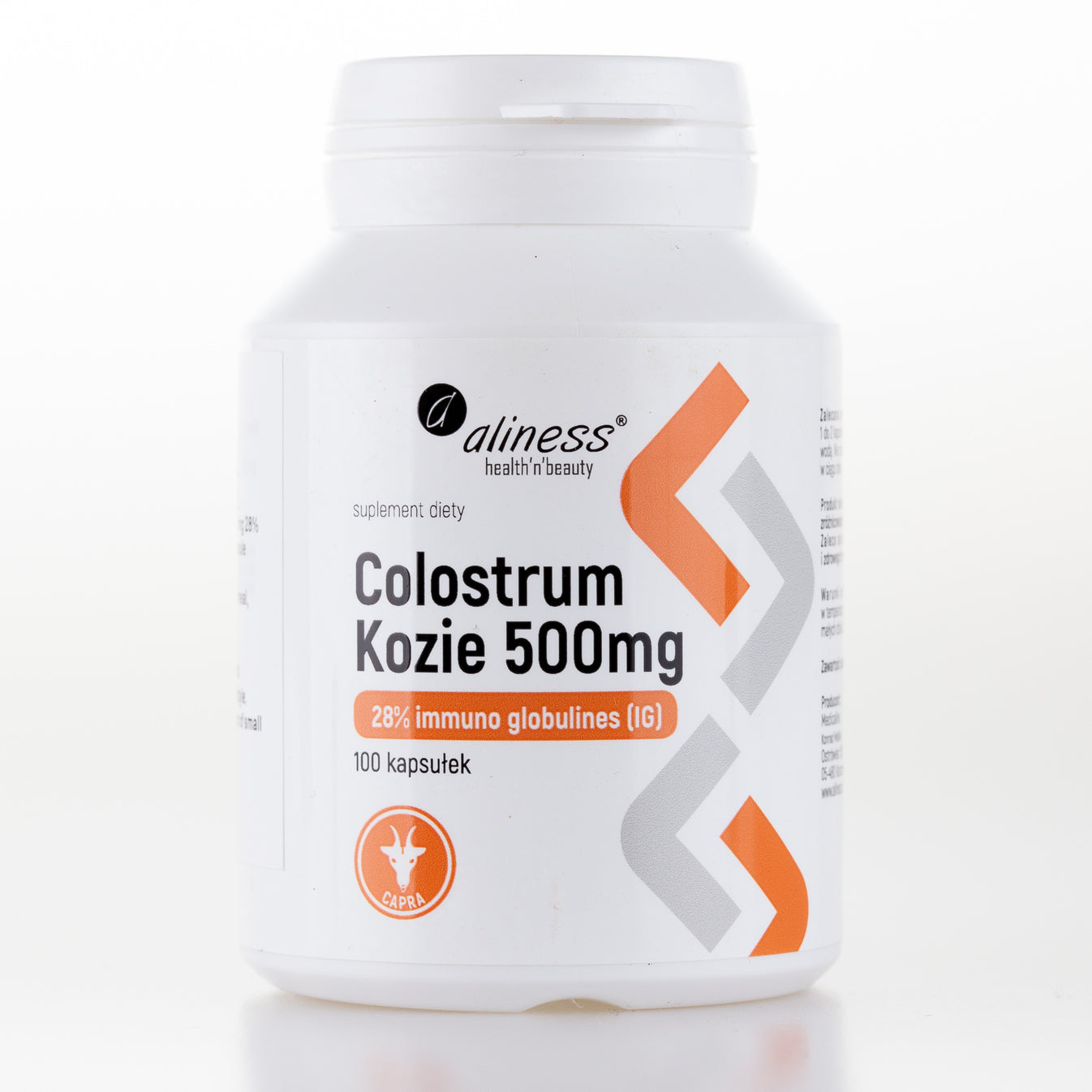 Goat Colostrum, 100 capsules, Capra Certified, 28% Immuno Globulines ...