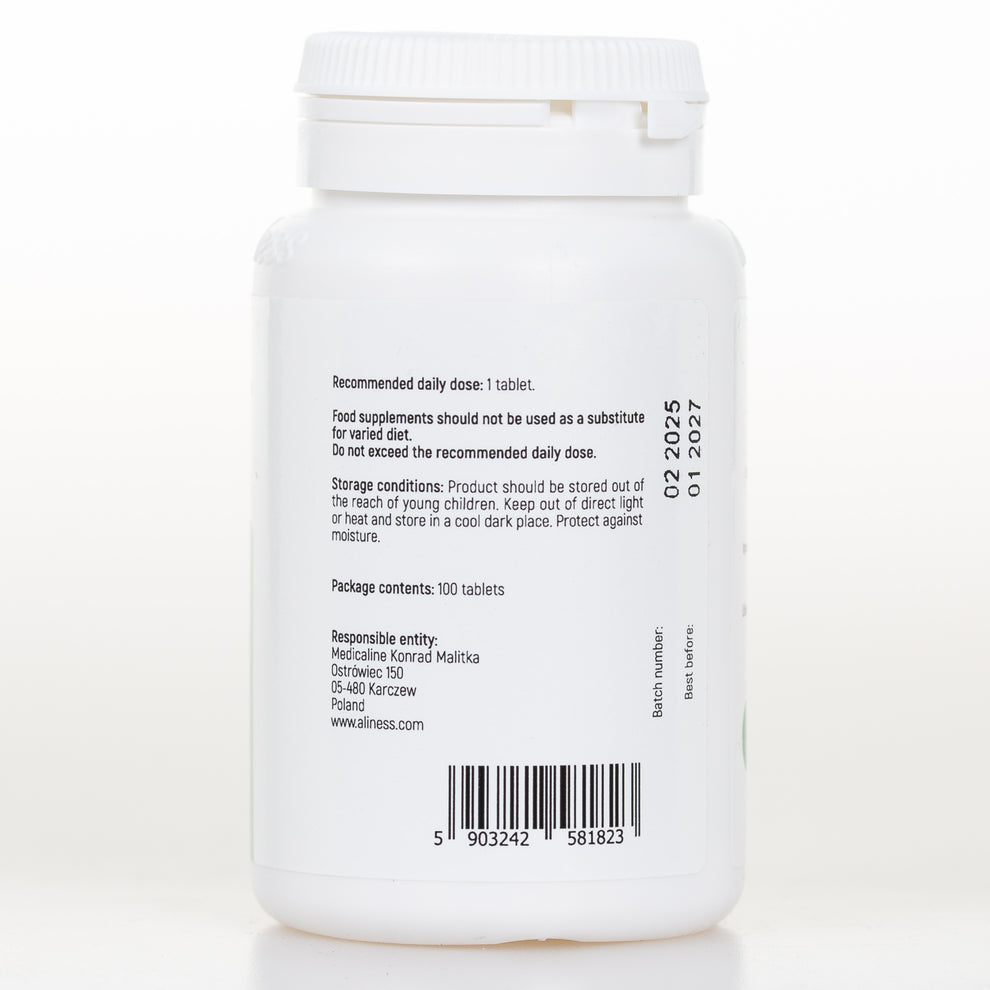 Lithium Orotate 5mg, 100 vegan tablets – Aliness.co.uk