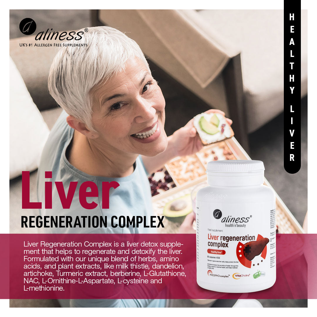 Liver Regeneration Complex, 90 vegan capsules. Liver Support Supplement ...