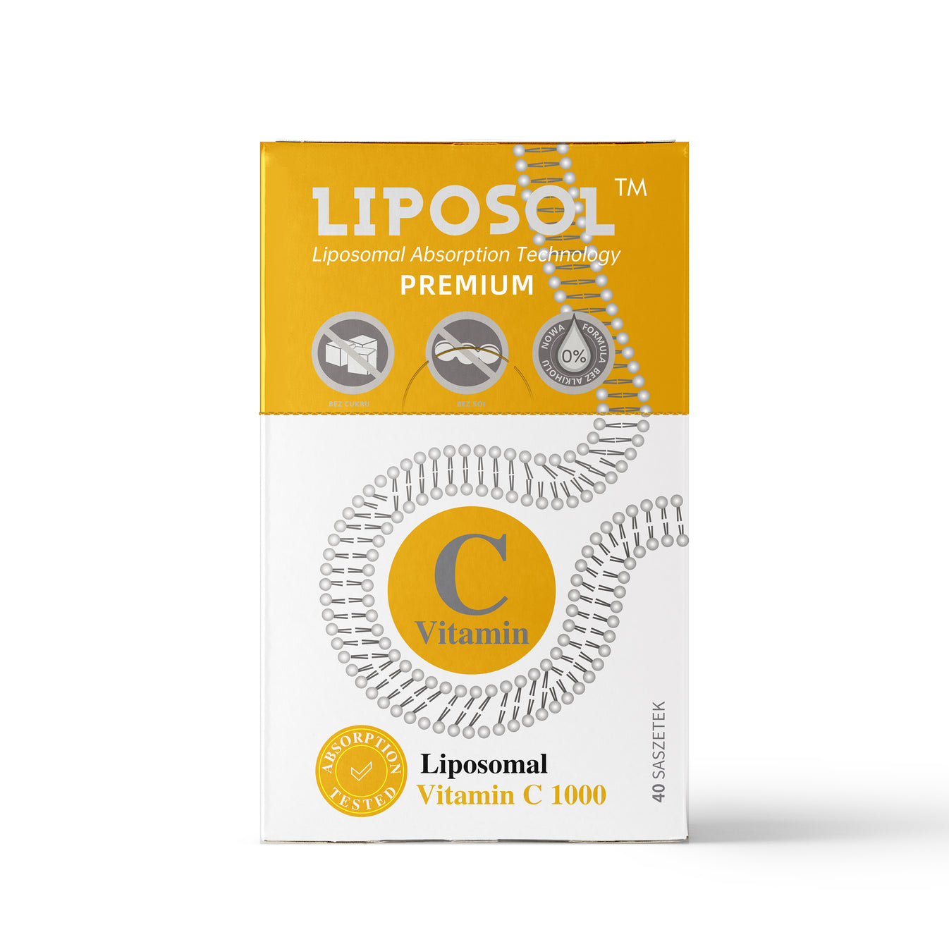 40 sachets of Liposomal Vitamin C 1000mg, Liposol – Aliness.co.uk
